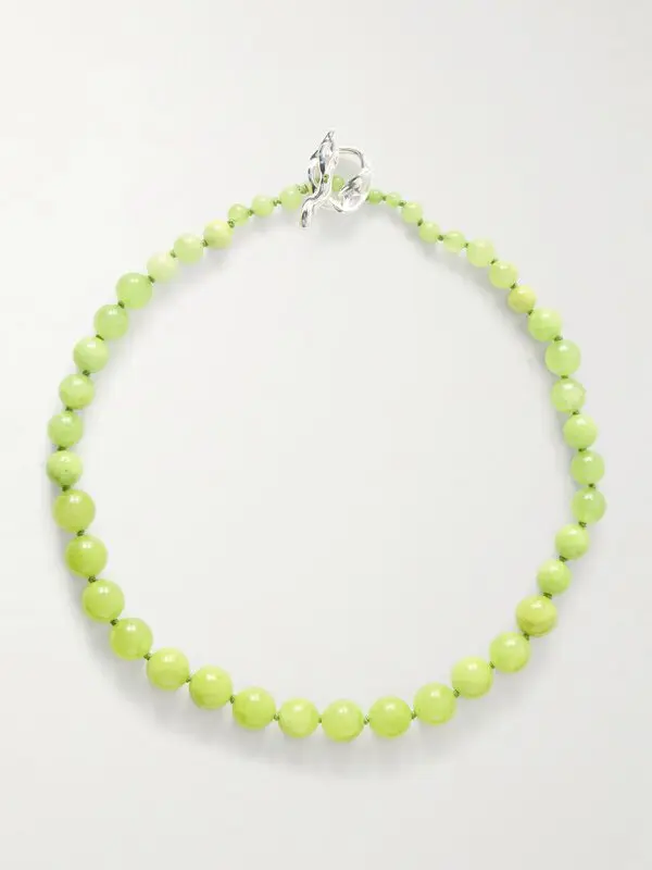Completedworks Beaded Calcite Necklace - Green
