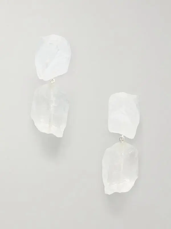 Completedworks Crystal Drop Earrings - Neutrals