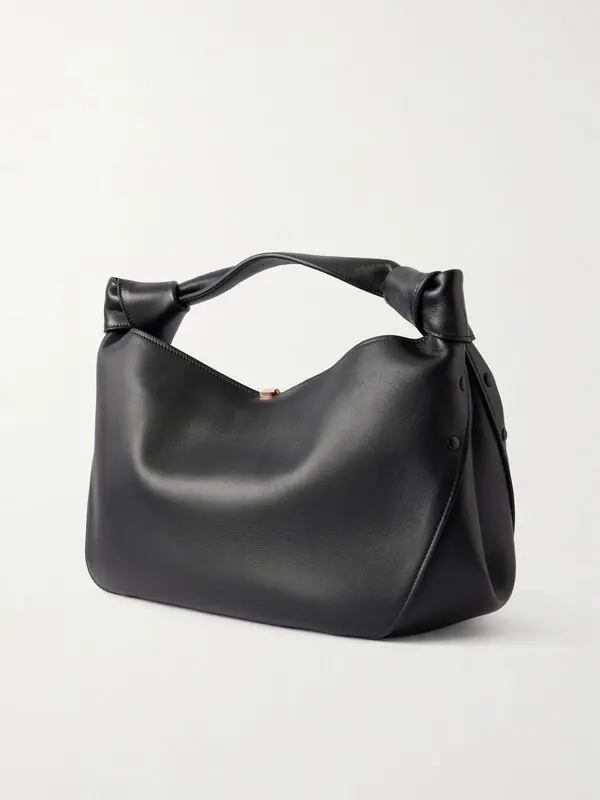 Gabriela Hearst Antonia Small Leather Shoulder Bag - Black