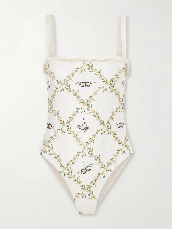 Agua Bendita Limon Azucar Printed Swimwear - Neutrals