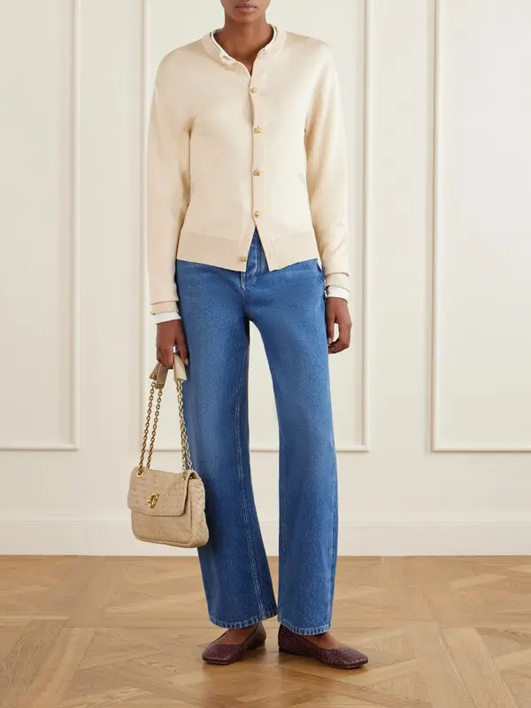 Bottega Veneta Madison Woven Leather Shoulder Bag - Neutrals