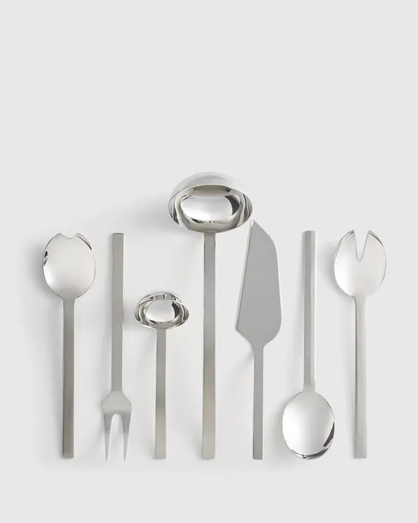 Quince Mepra Stile 7-pc Serving Utensil Set - Polished Stainless Steel