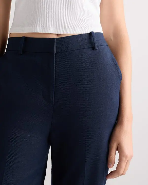 Quince European Stretch Linen Trousers - Deep Navy