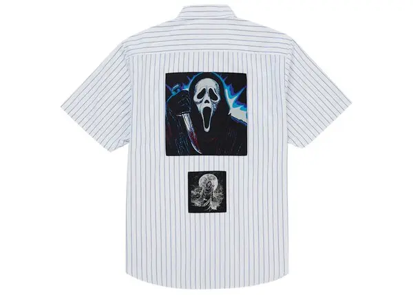 Supreme Ghostface Work Shirt - Stripe