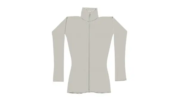 Yeezy Long Sleeve Zip-up Top