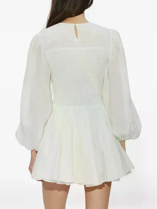ALLSAINTS Chia Smocked Mini Dress
