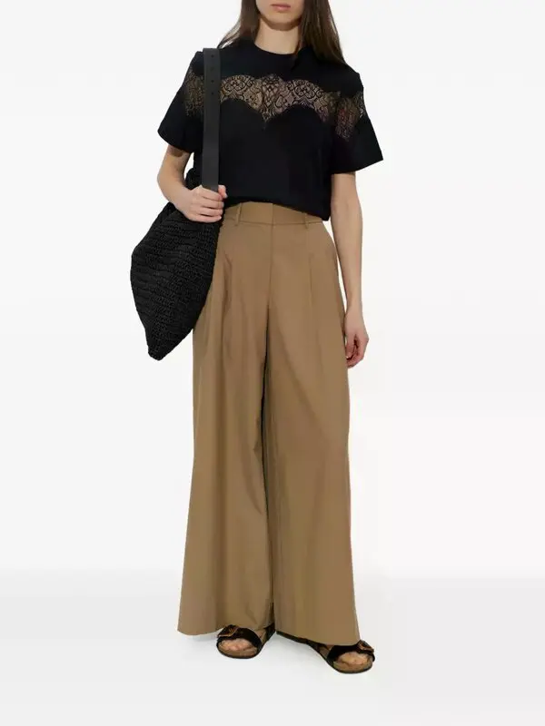 ALLSAINTS Lace-panel T-shirt