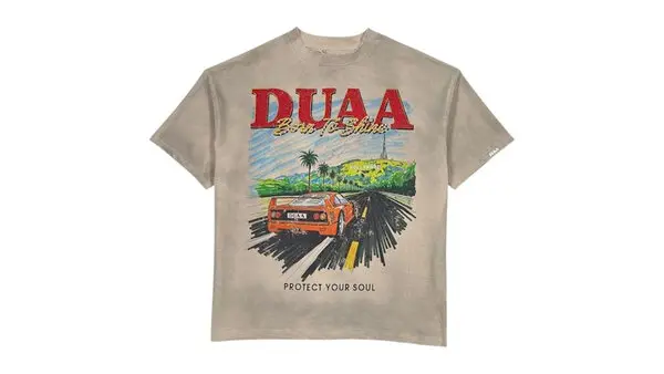DUAA Hollywood T-shirt - Nude
