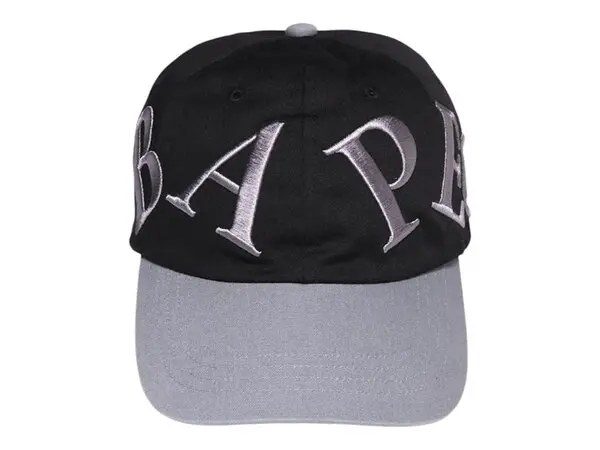 A BATHING APE Panel Cap - Black
