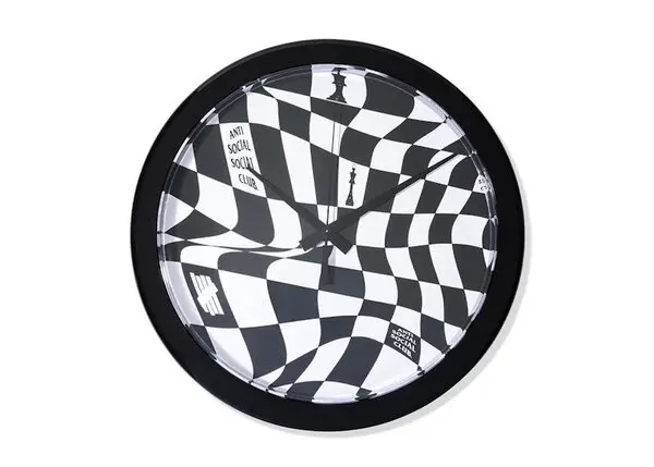 UNDEFEATED X Anti Social Club Submission Wall Clock - Black