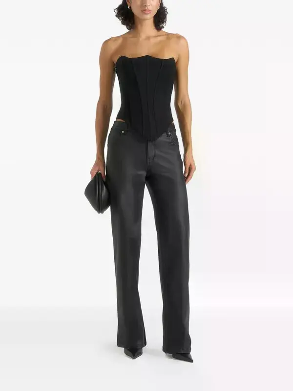 Manière De Voir Wax-effect Jeans