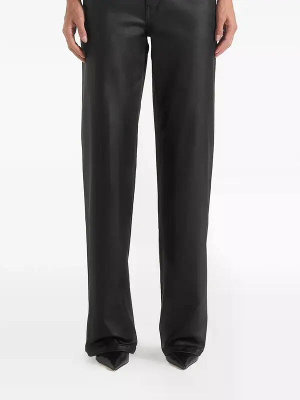 Manière De Voir Wax-effect Jeans