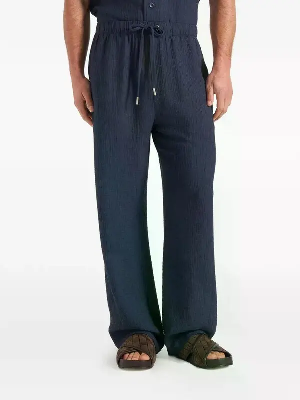 Manière De Voir Addison Relaxed Fit Trousers In Navy