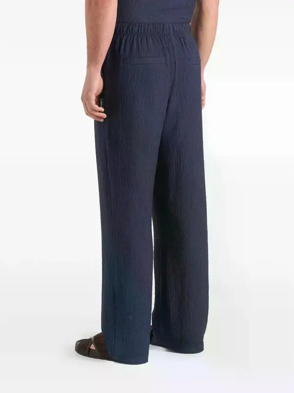 Manière De Voir Addison Relaxed Fit Trousers In Navy