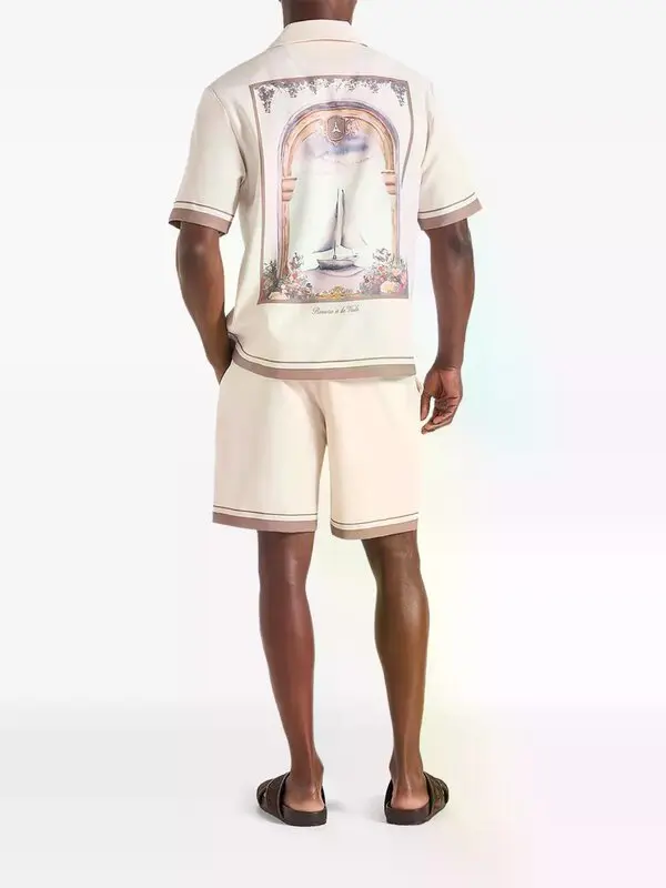 Manière De Voir Baroque Resort Shirt - Neutrals