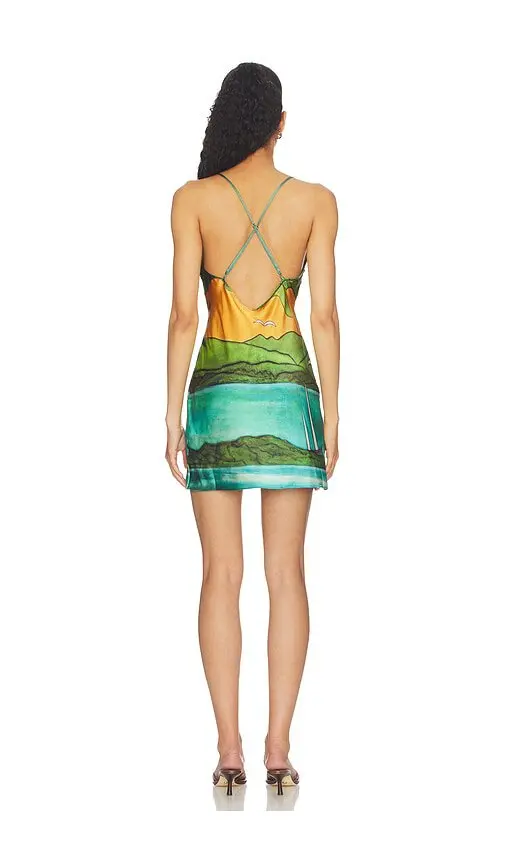DONDE ESTEBAN Magdalena Silk Mini Dress - Multi