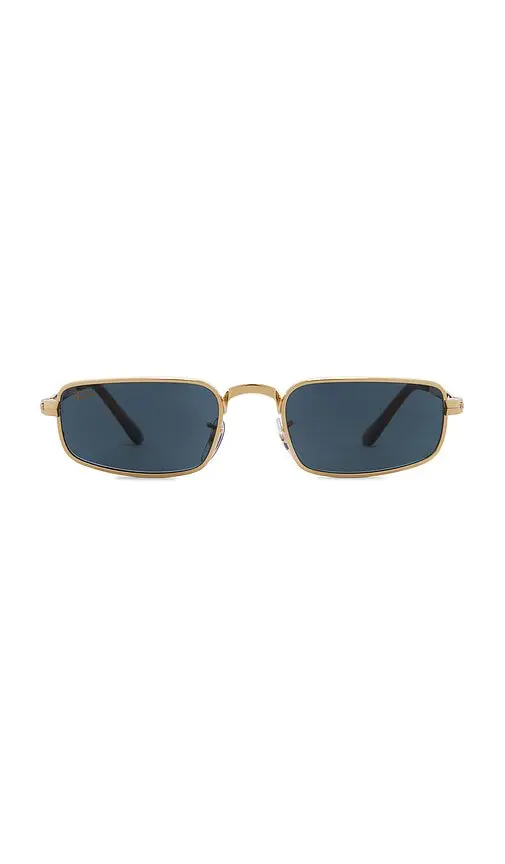 Ray-ban X A$ap Rocky Rectangle Sunglasses - Polished Arista Gold & Blue