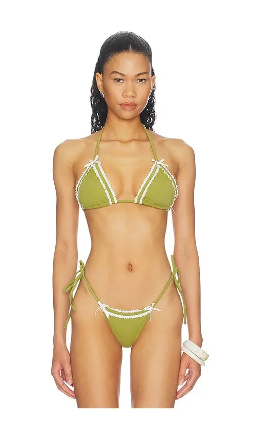 Lioness X Azuri Bikini Top - Olive
