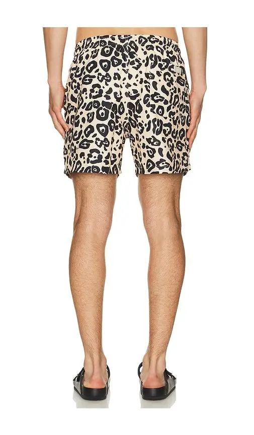 Oas Swim Shorts With Leopard Print