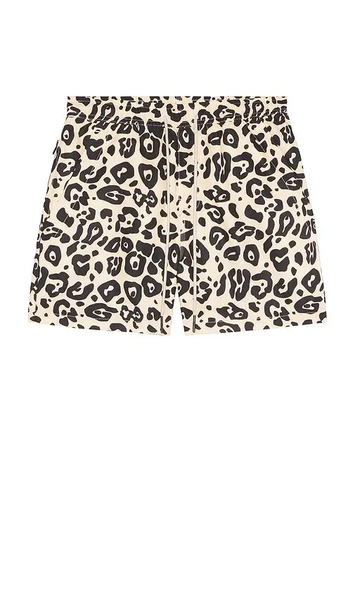 Oas Swim Shorts With Leopard Print