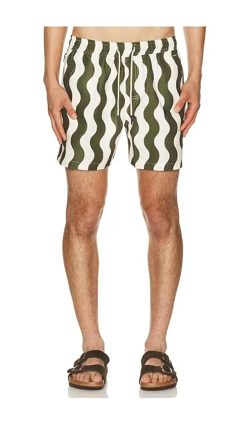 Oas Waver Swim Shorts - Forest