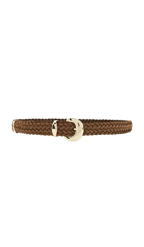 Madewell Lucie Belt - Aged Cognac Suede