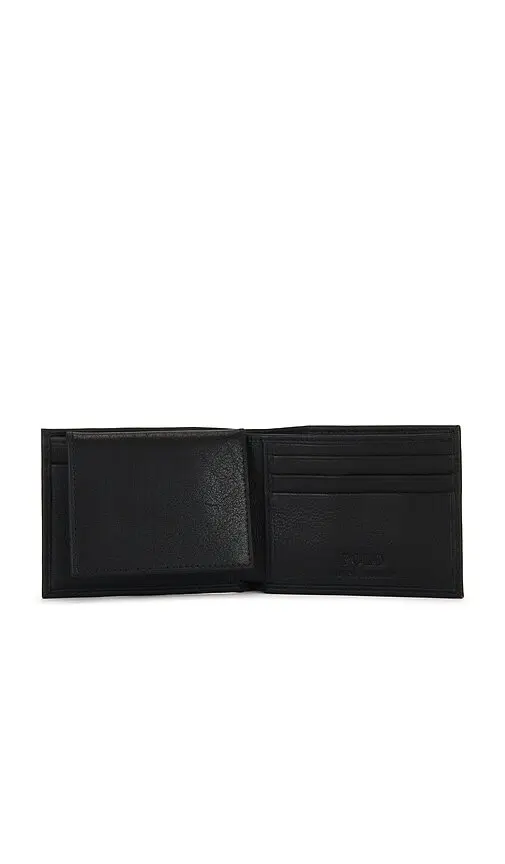 Polo Ralph Lauren Pebbled Leather Passcase Wallet