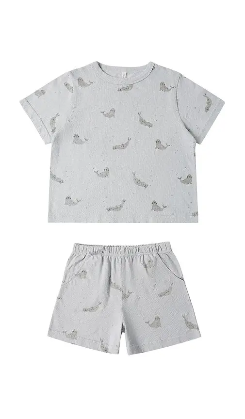 RYLEE + CRU Seal Print Cotton Play Set - Seals