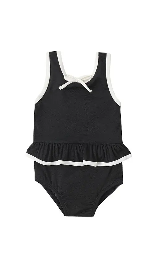 RYLEE + CRU Skirted One Piece Swimsuit - Black