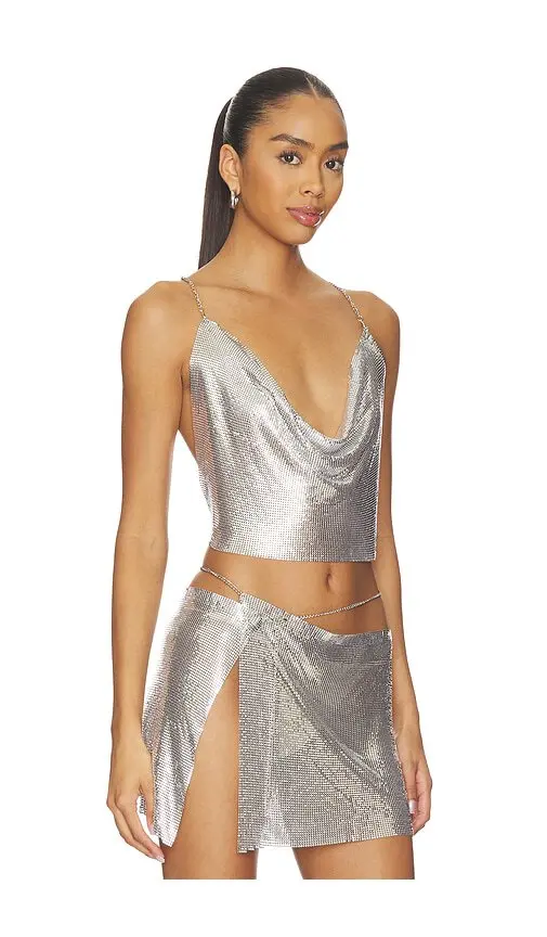 FAE Aura Glomesh Halterneck Top