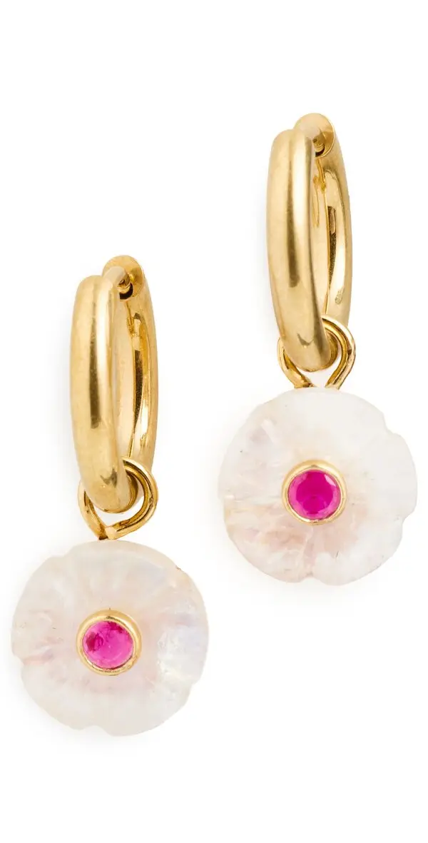 JENNIFER BEHR Lillian Earrings - Moonstone