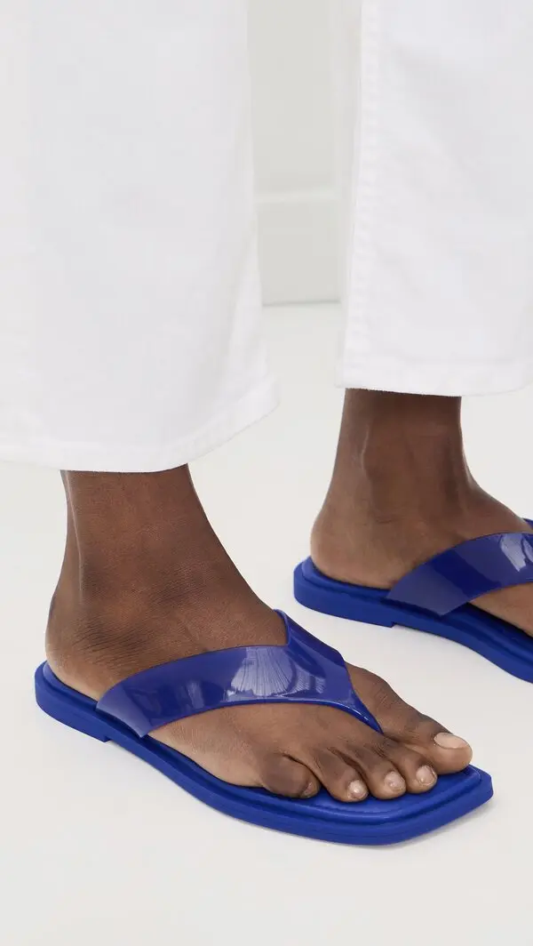 Rag & Bone Gracie Jelly Thong Sandals - Dpblu