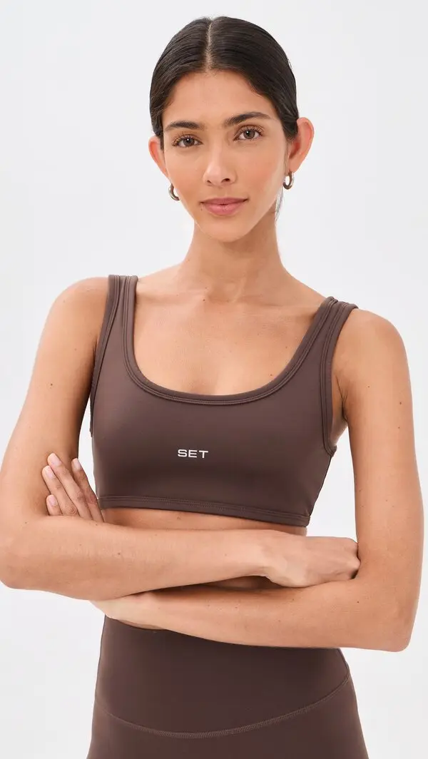 Set Al1 Breathe Scoop Sports Bra - Terrain