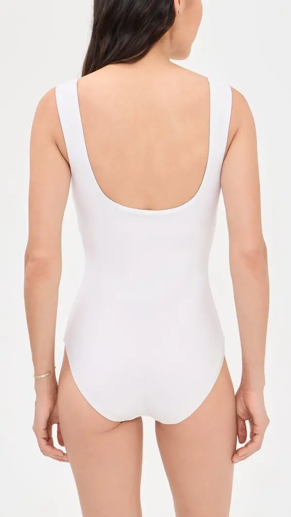 STYLEST Dreamsculpt Lace Up Square Neck One Piece