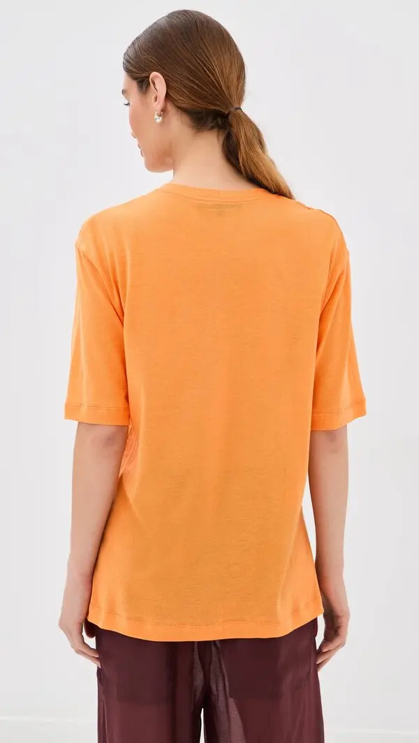 Tibi Sheer Crepe Knit Tee