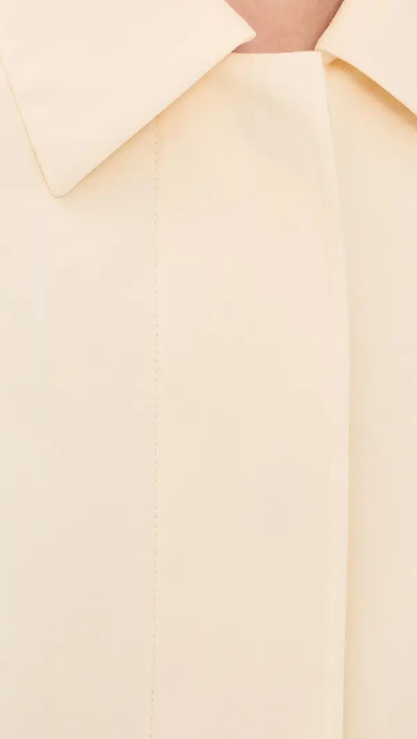 Another Tomorrow Short Mac Blouson Shirt