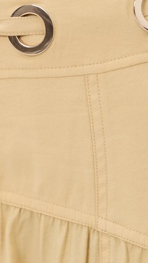 Ba&sh Donia Midi Skirt - Paille
