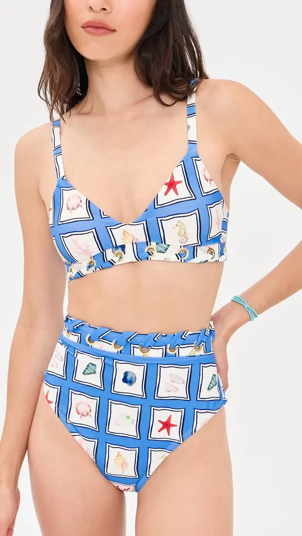 STYLEST X Lia Burke Libaire Dreamsculpt High Rise Grommet Bikini Bottom