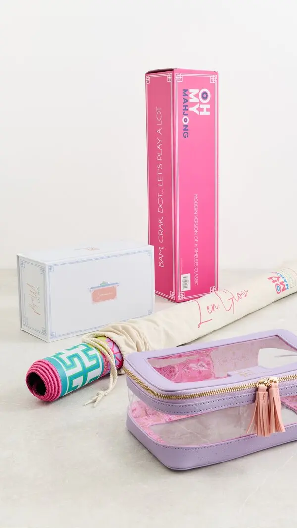 OH MY MAHJONG Luminaire Mahjong Set Aqua