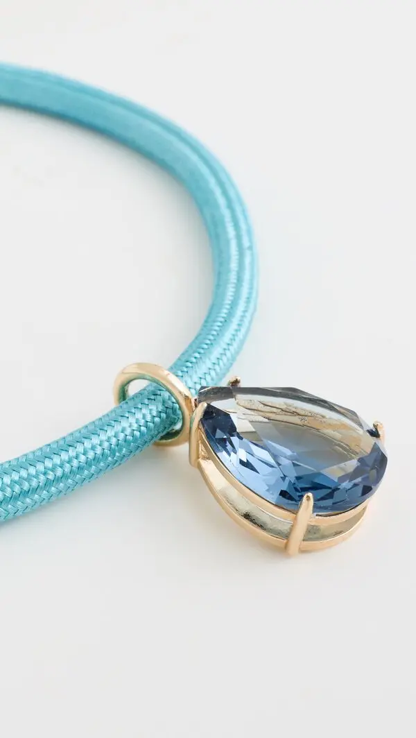 Ettika Teardrop Pendant Cord Necklace