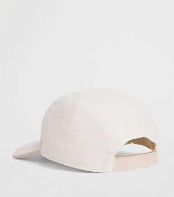 Eleventy Linen-cotton Baseball Cap