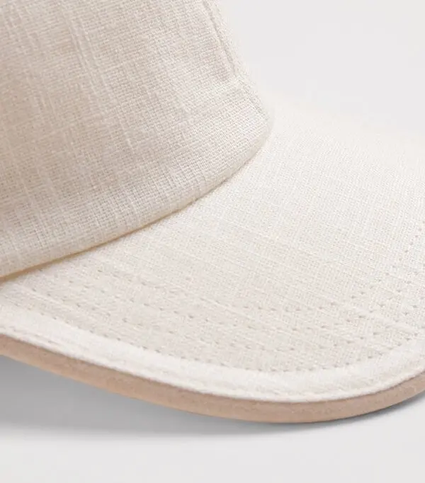 Eleventy Linen-cotton Baseball Cap
