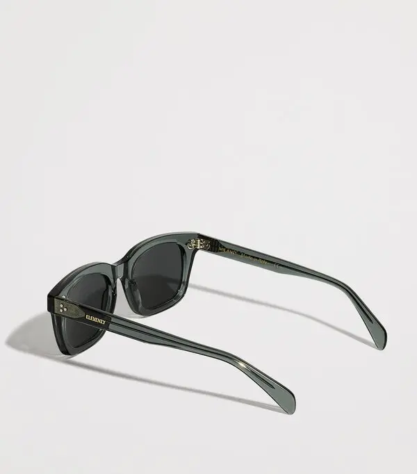 Eleventy Acetate Square Frame Sunglasses