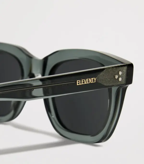 Eleventy Acetate Square Frame Sunglasses