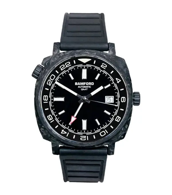 BAMFORD LONDON Forged Carbon Gmt Watch - Black