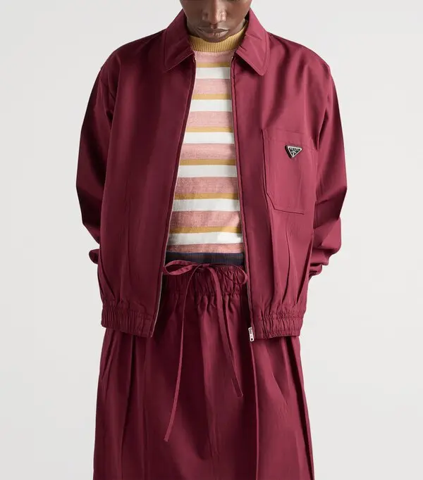 Prada Cotton Bayadere Stripe T-shirt