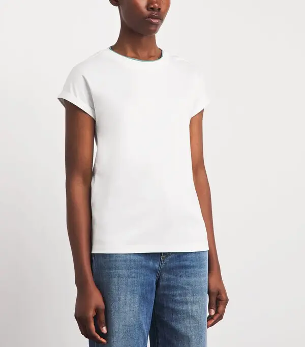 Eleventy Cotton Layered T-shirt - White