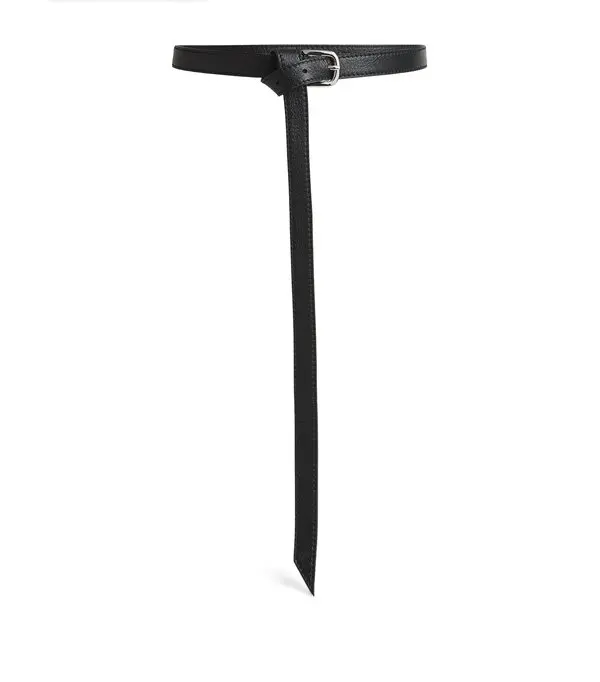 Eleventy Leather Belt - Black