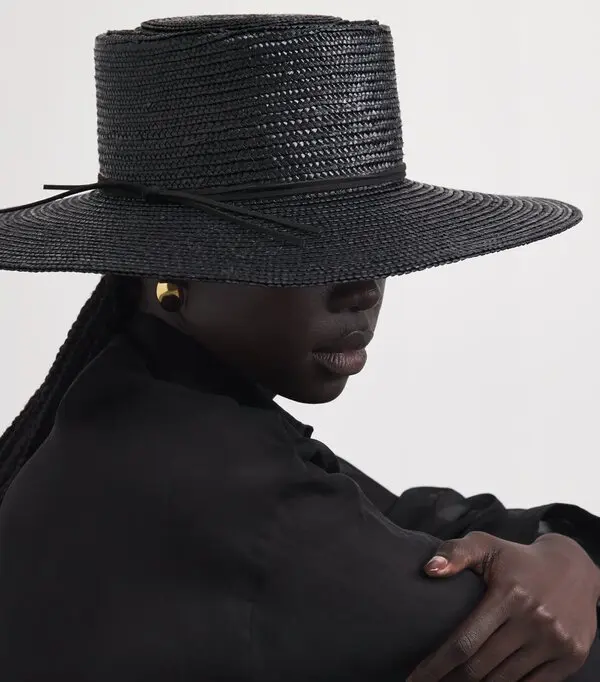 Eleventy Straw Wide Brim Hat