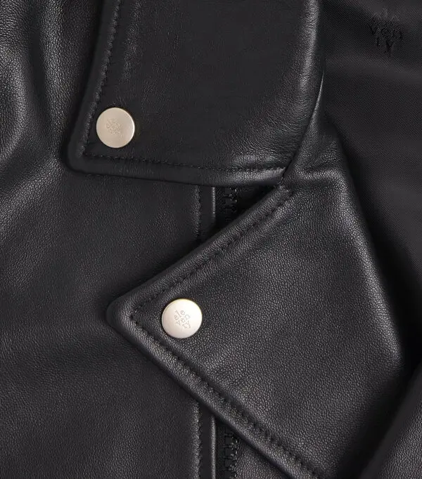 Eleventy Biker Leather Jacket